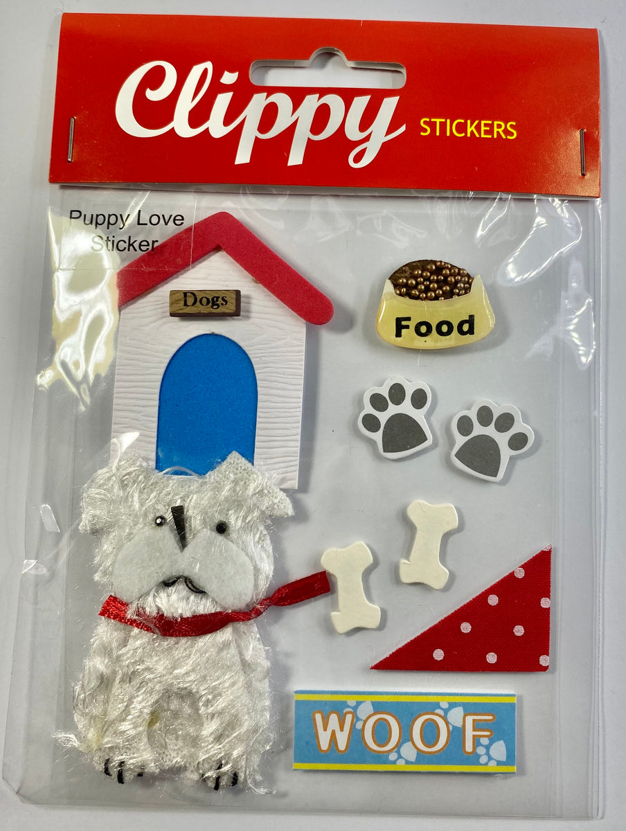 Puppy love Clippy Stickers – Clippy London
